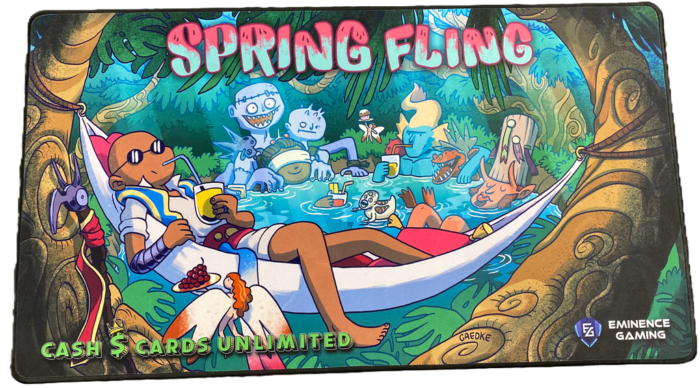 Cash Cards Unlimited Playmat - Spring Fling - DeskCodes